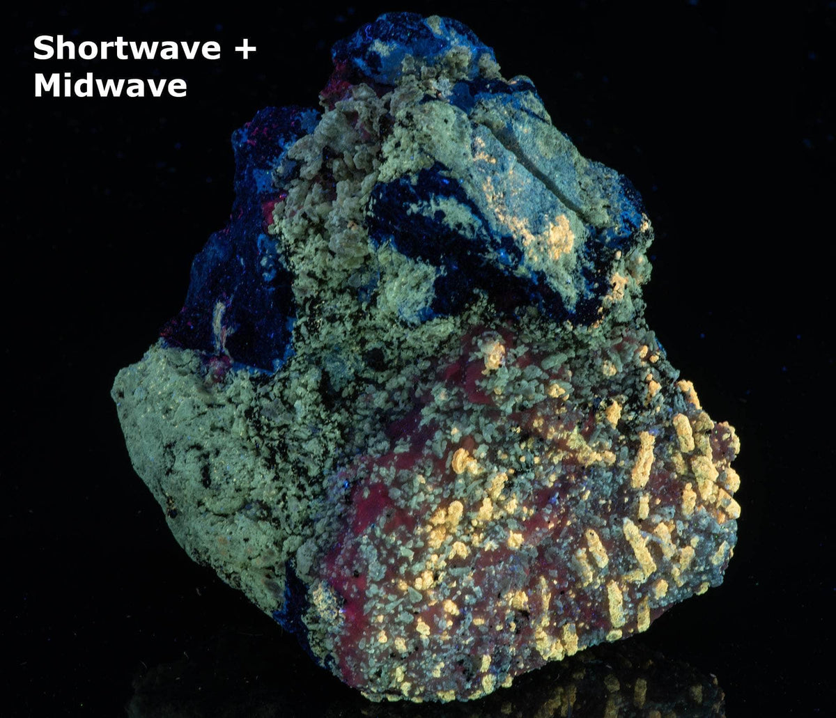 Phlogopite, Calcite, Diopside, Blue Lazurite from Afghanistan – MinerShop
