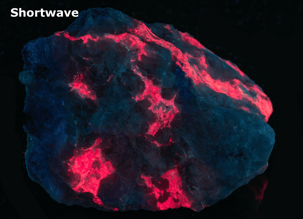 Red Fluorescent Tugtupite from Greenland | MinerShop
